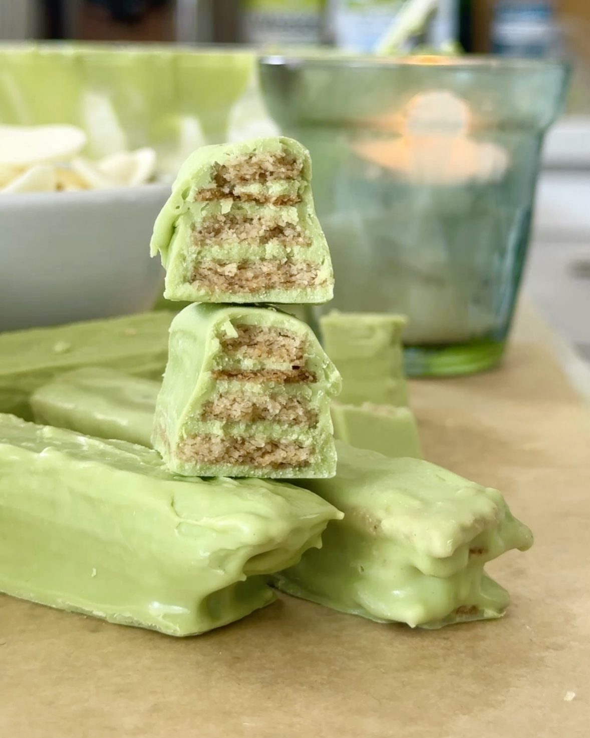 Green Tea Kit Kat Bars - salt n sprinkles